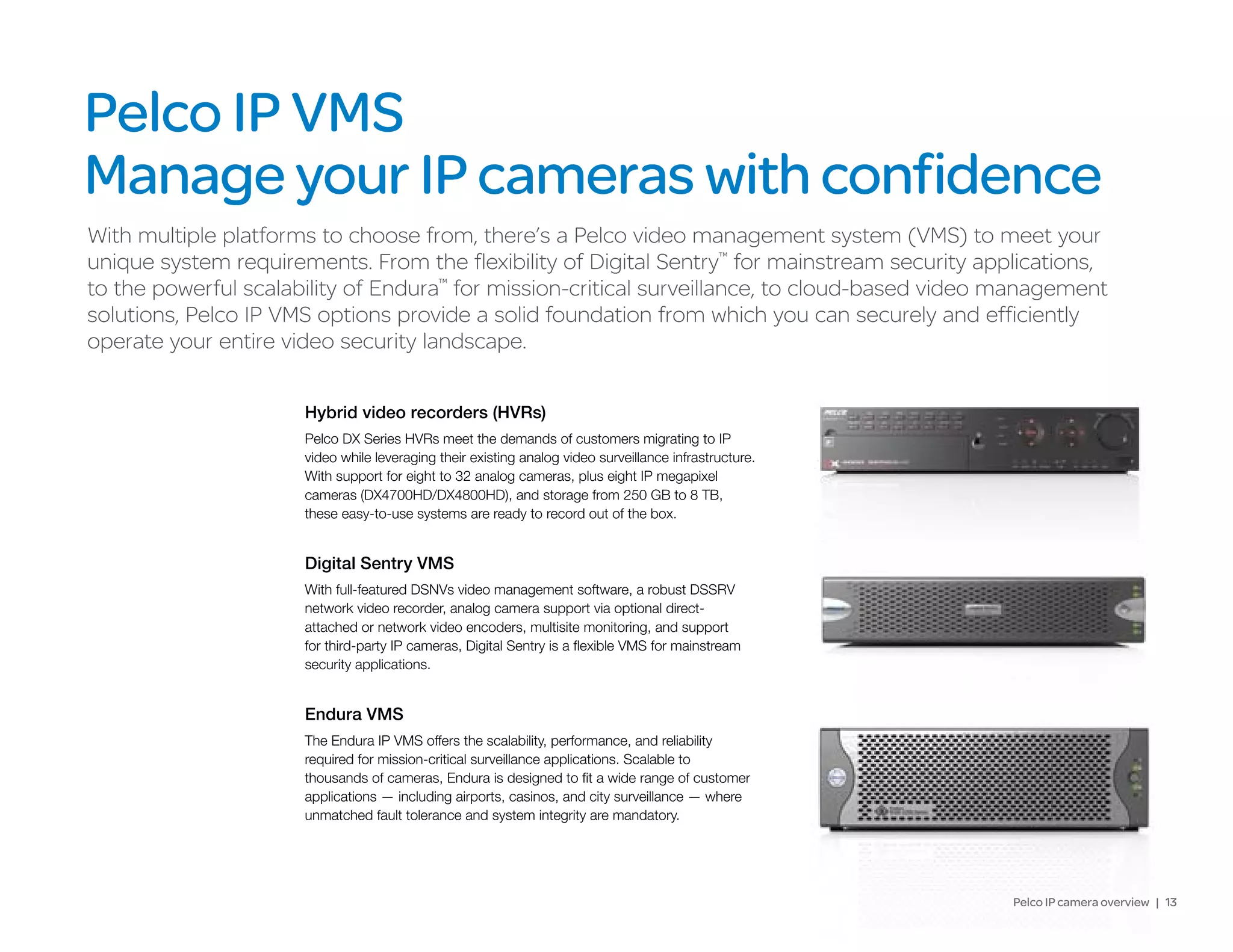 Ip video-surveillance-camera-brochure pelco | PDF