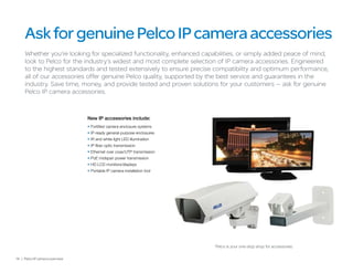 Ip video-surveillance-camera-brochure pelco | PDF