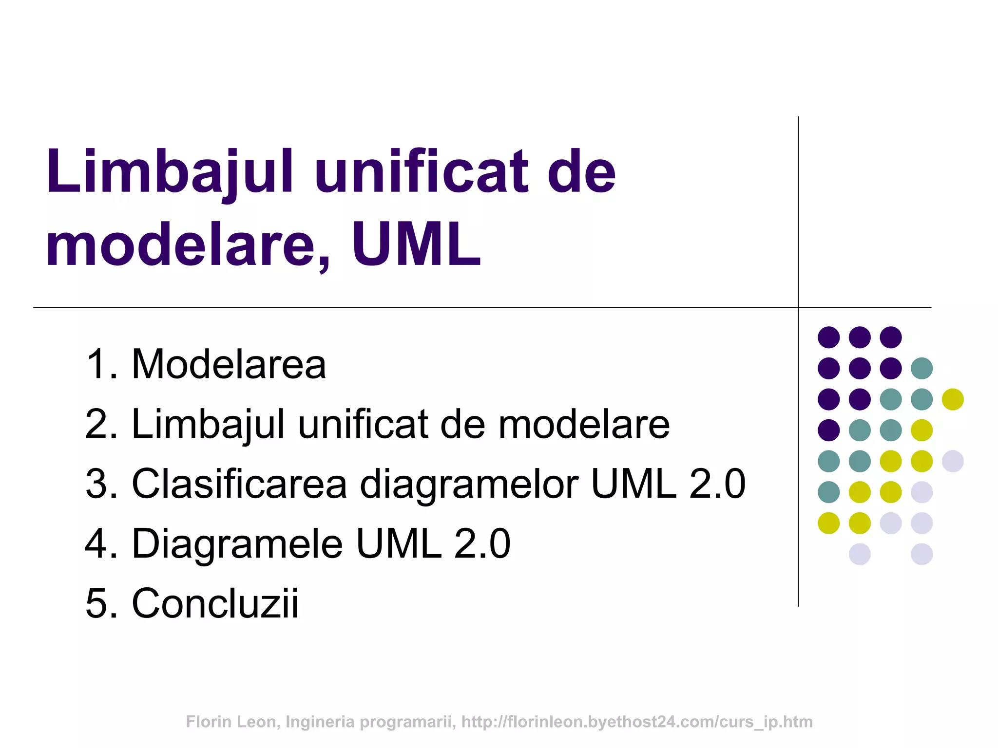 Limbaje de modelare. UML | PDF