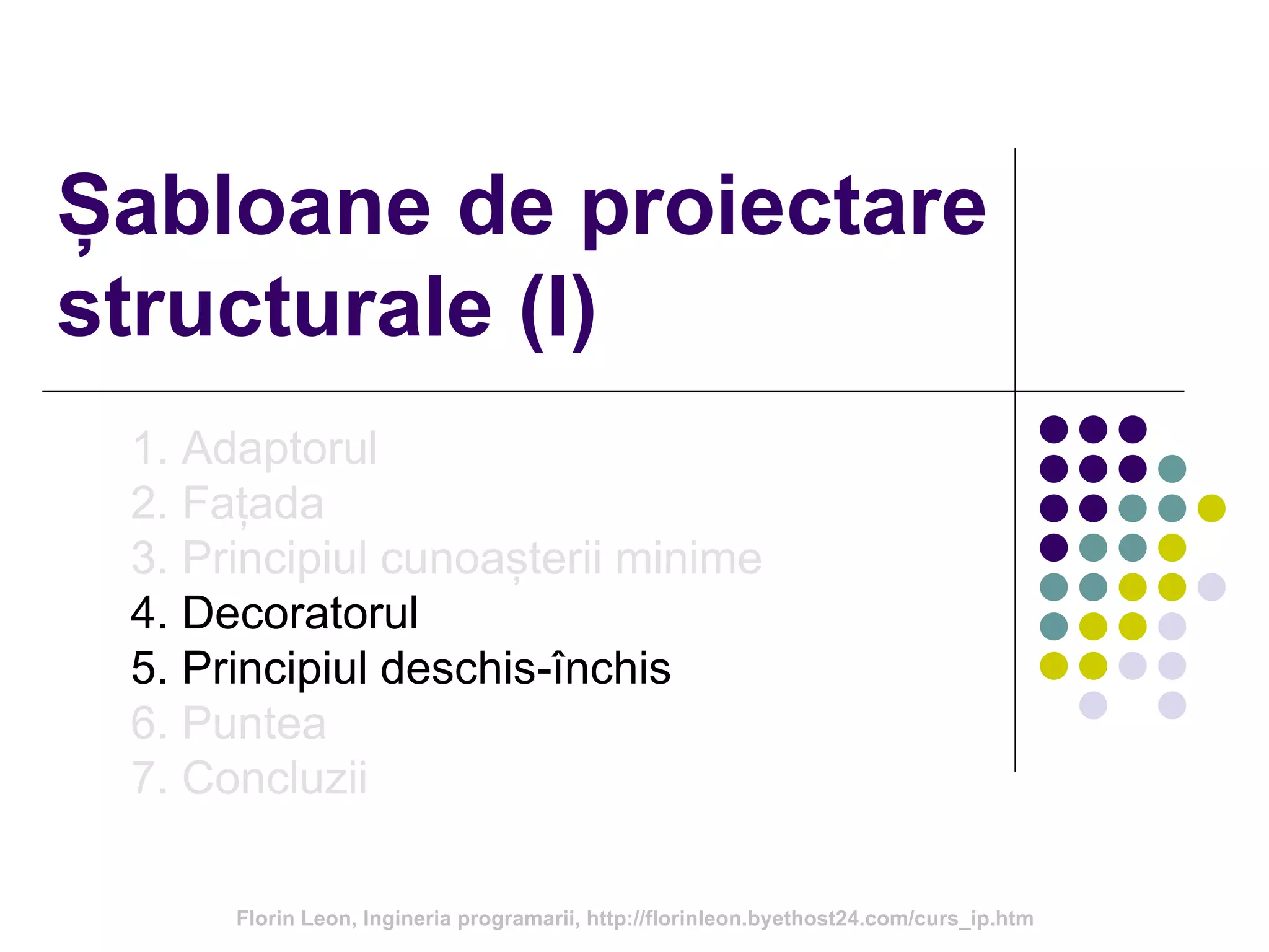 Sabloane de proiectare structurale (I) | PDF