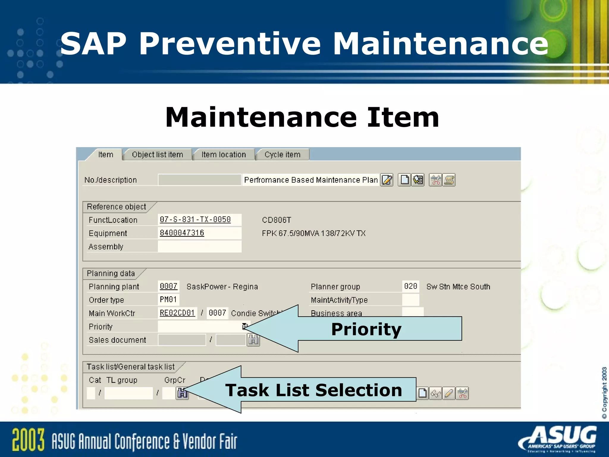 SapPreventive Maintenance | PPT