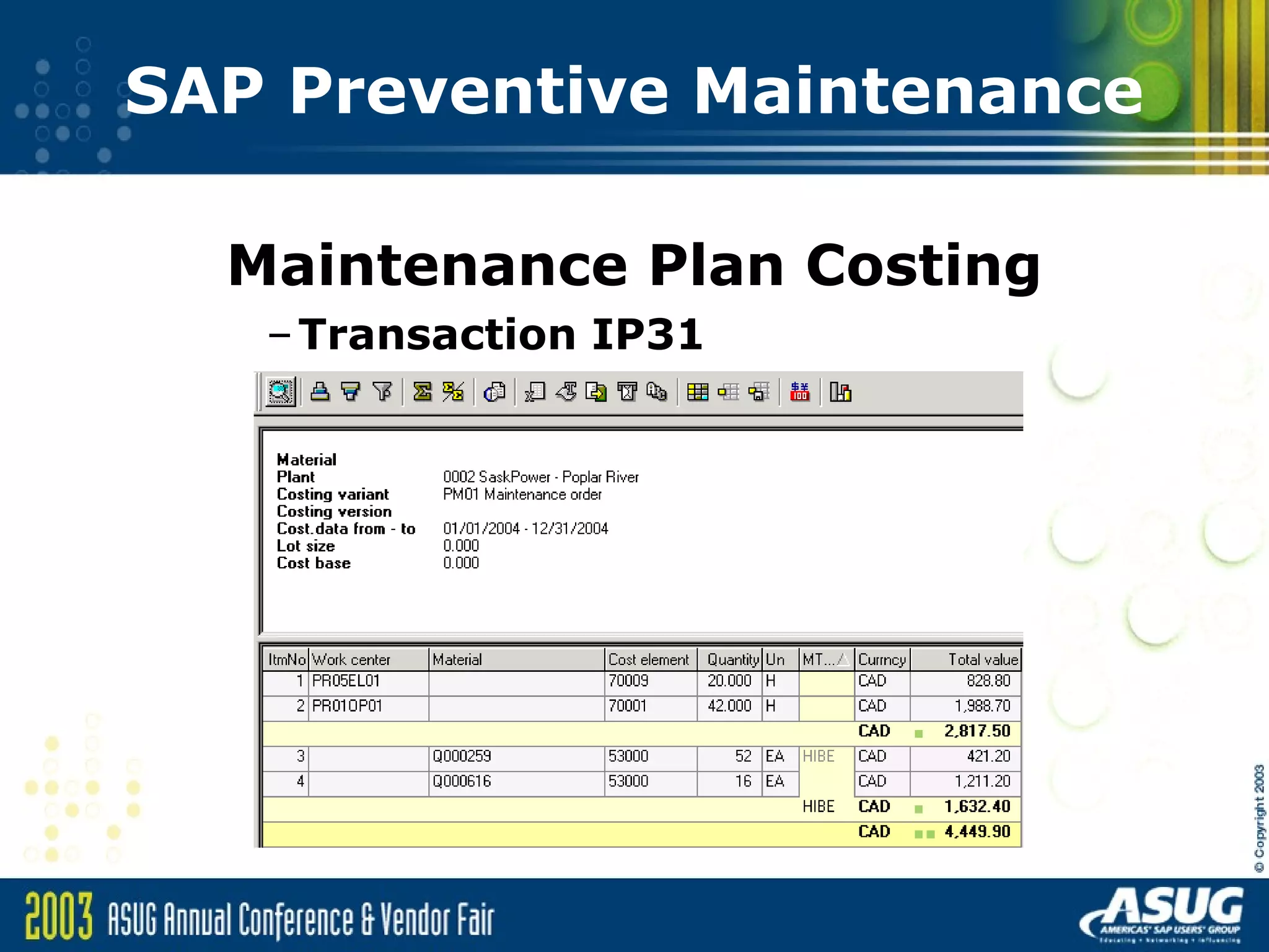 SapPreventive Maintenance | PPT
