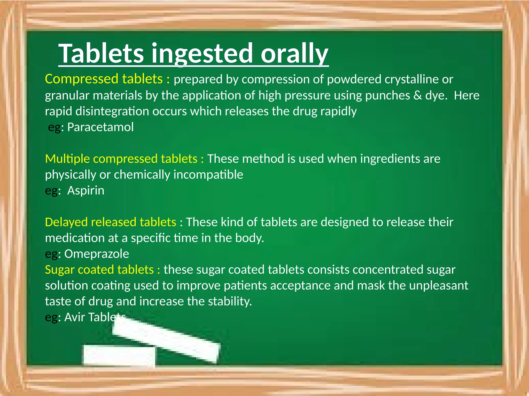 Tablets •|• [types of tablets] and classification of tablets | PPTX