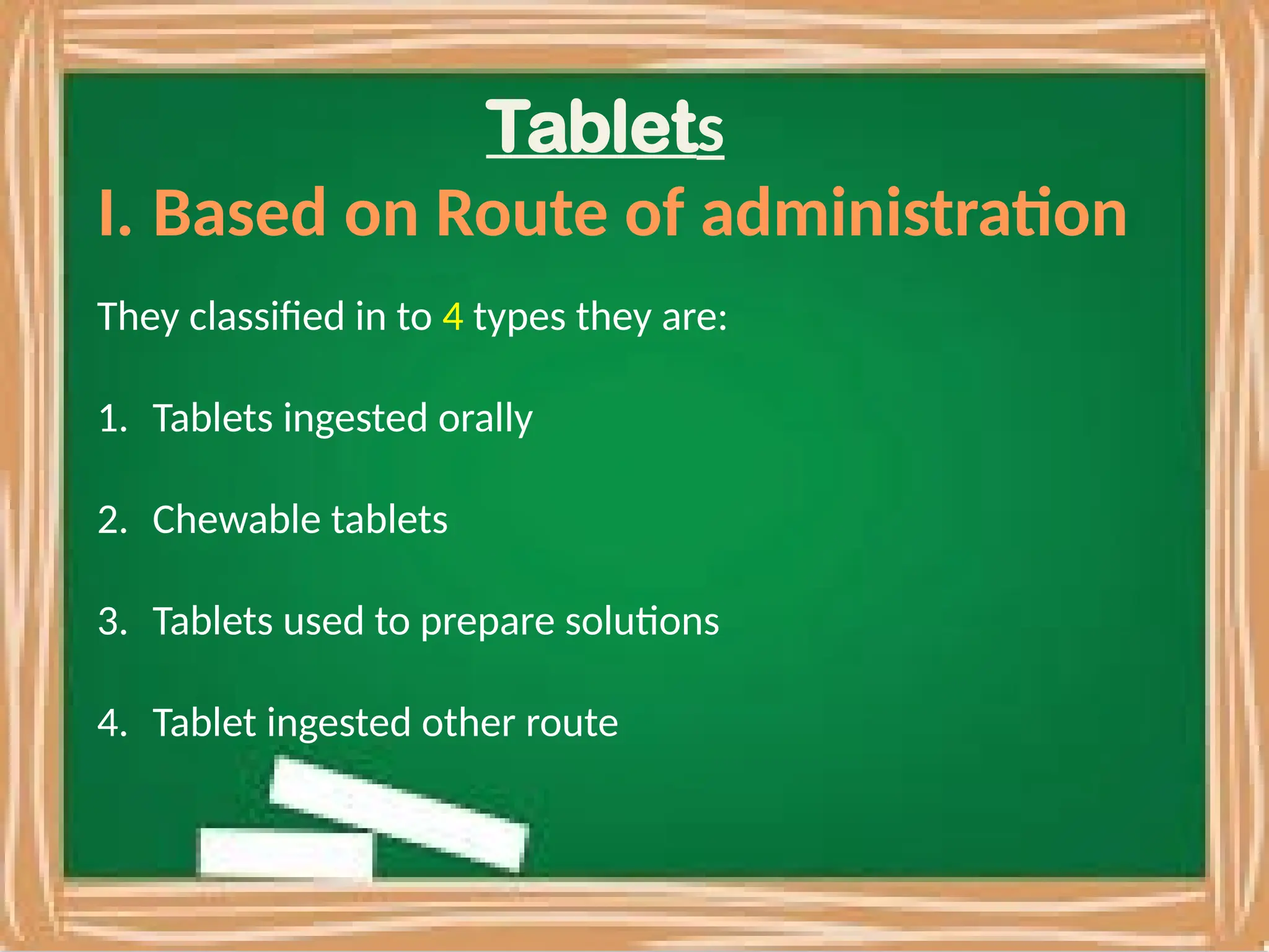 Tablets •|• [types of tablets] and classification of tablets | PPTX