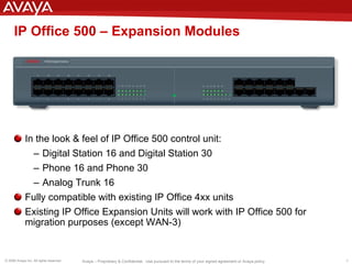 Avaya IP Office Presentation - Updated! | PPT