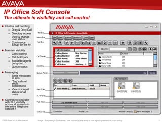 Avaya Receptionist Console