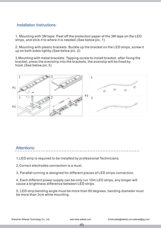 Ip68 full pu potting led strip 201704 | PDF | Home Appliances | Home ...