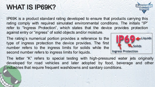 What is IP69K?