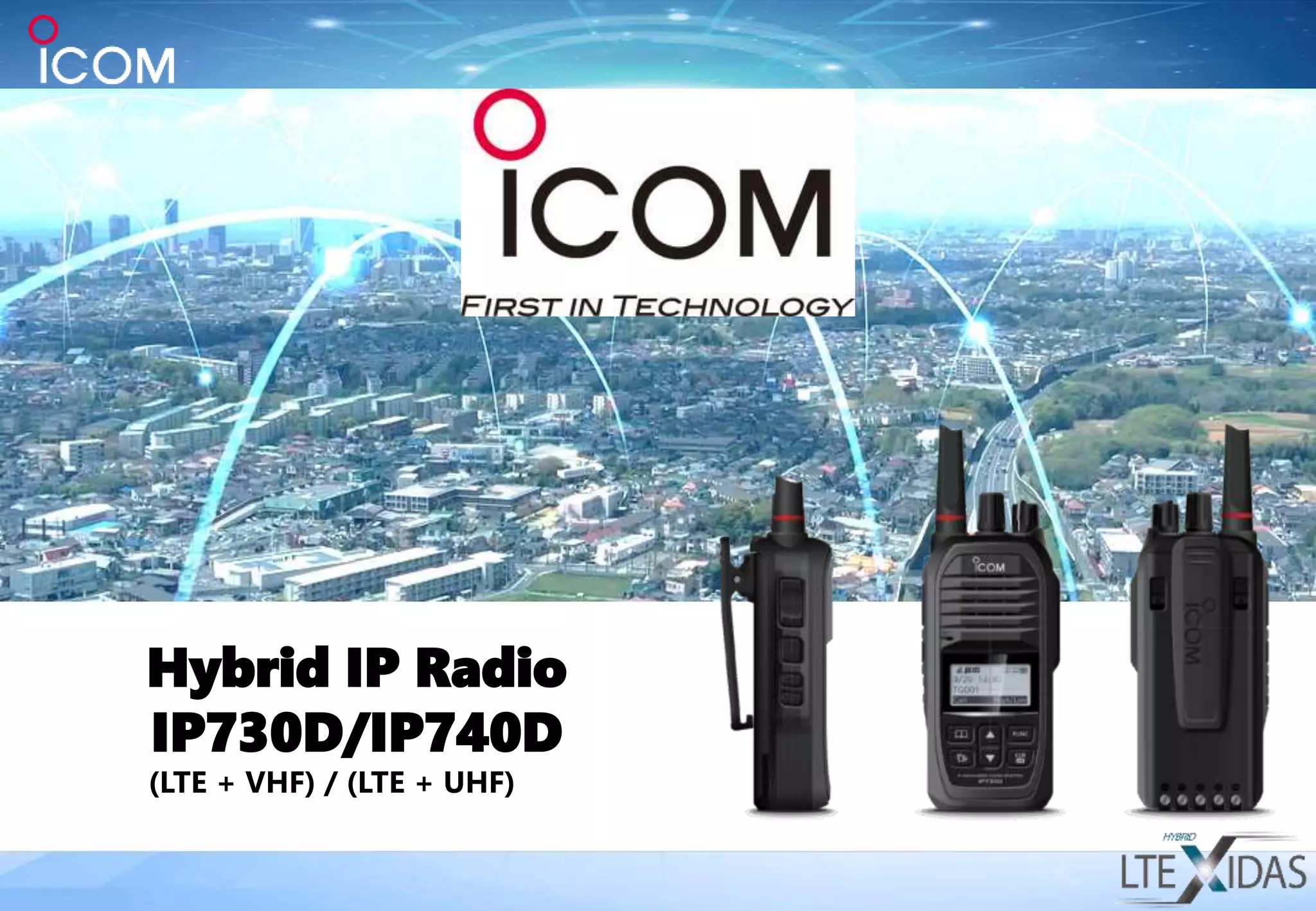 Introducing the Icom IP730D Hybrid LTE/Licenced Professional Two Way ...