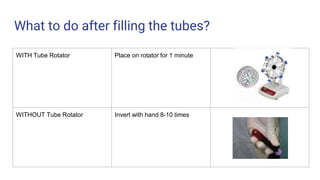 Brief Introduction to Vacutainers - Part 1 - Series 2 | PPTX | Blood ...
