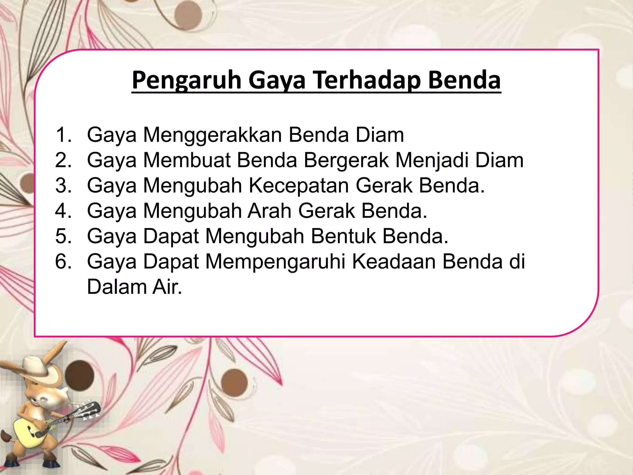 PPT GAYA DAN USAHA | PPTX