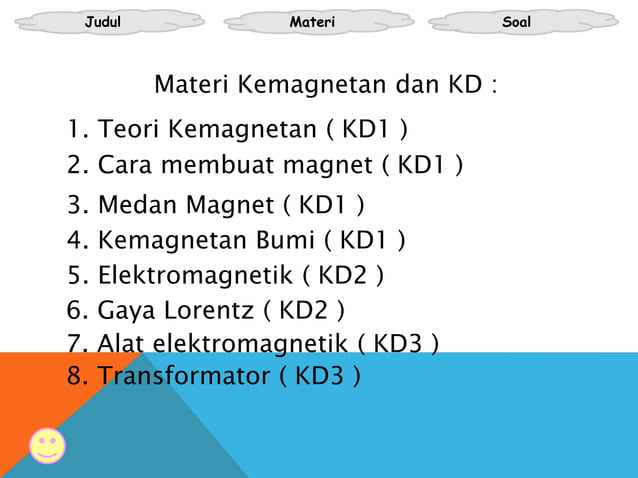 power point materi kemagnetan kelas 9 semester 2 kurikulum 2013 | PPT