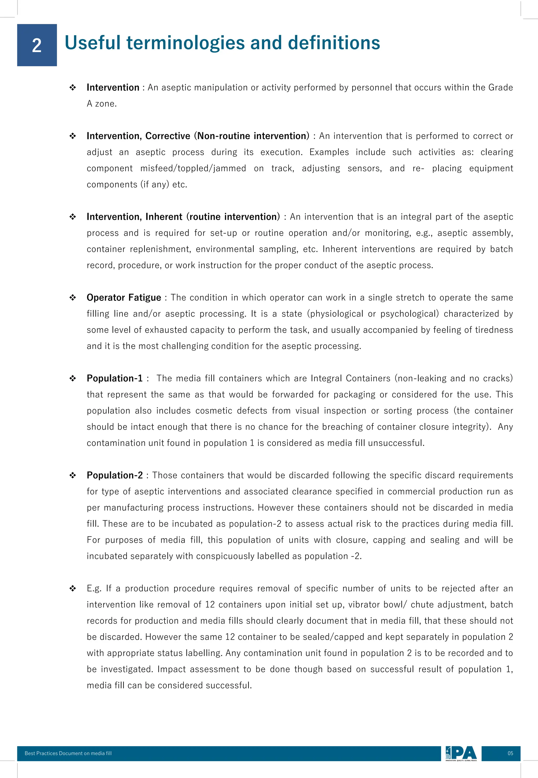 Best Practices on Media Fill | PDF