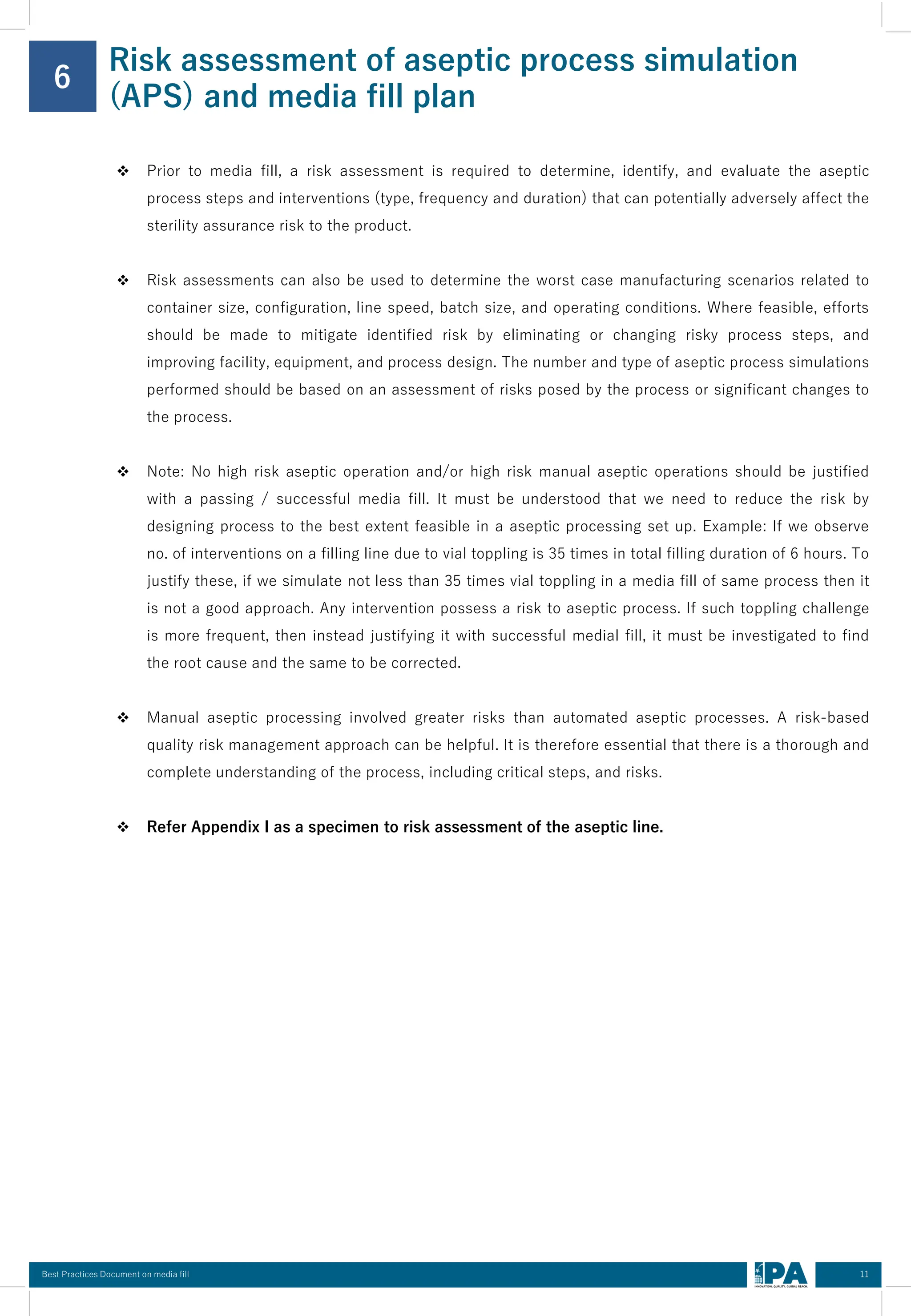 Best Practices on Media Fill | PDF