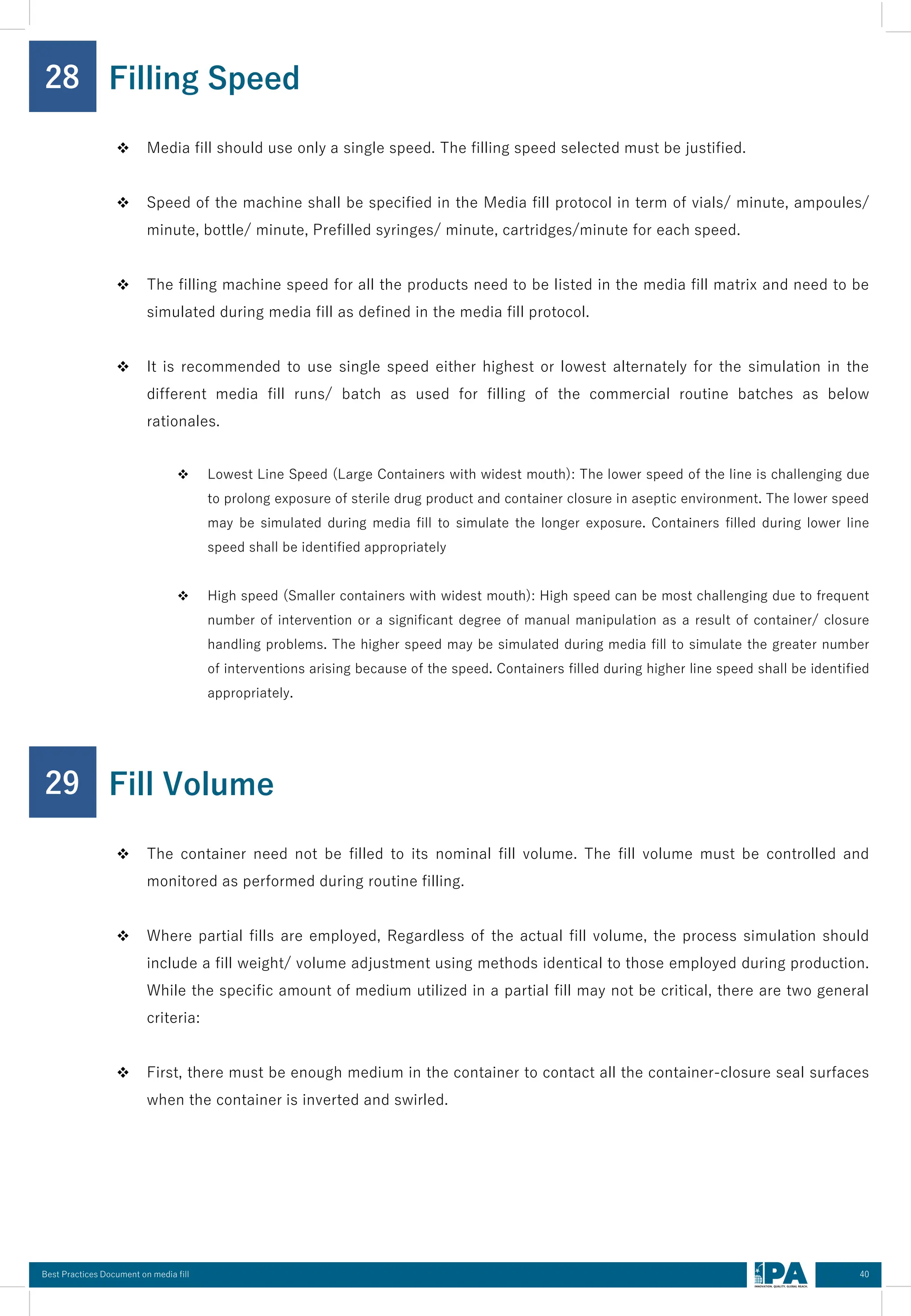 Best Practices on Media Fill | PDF