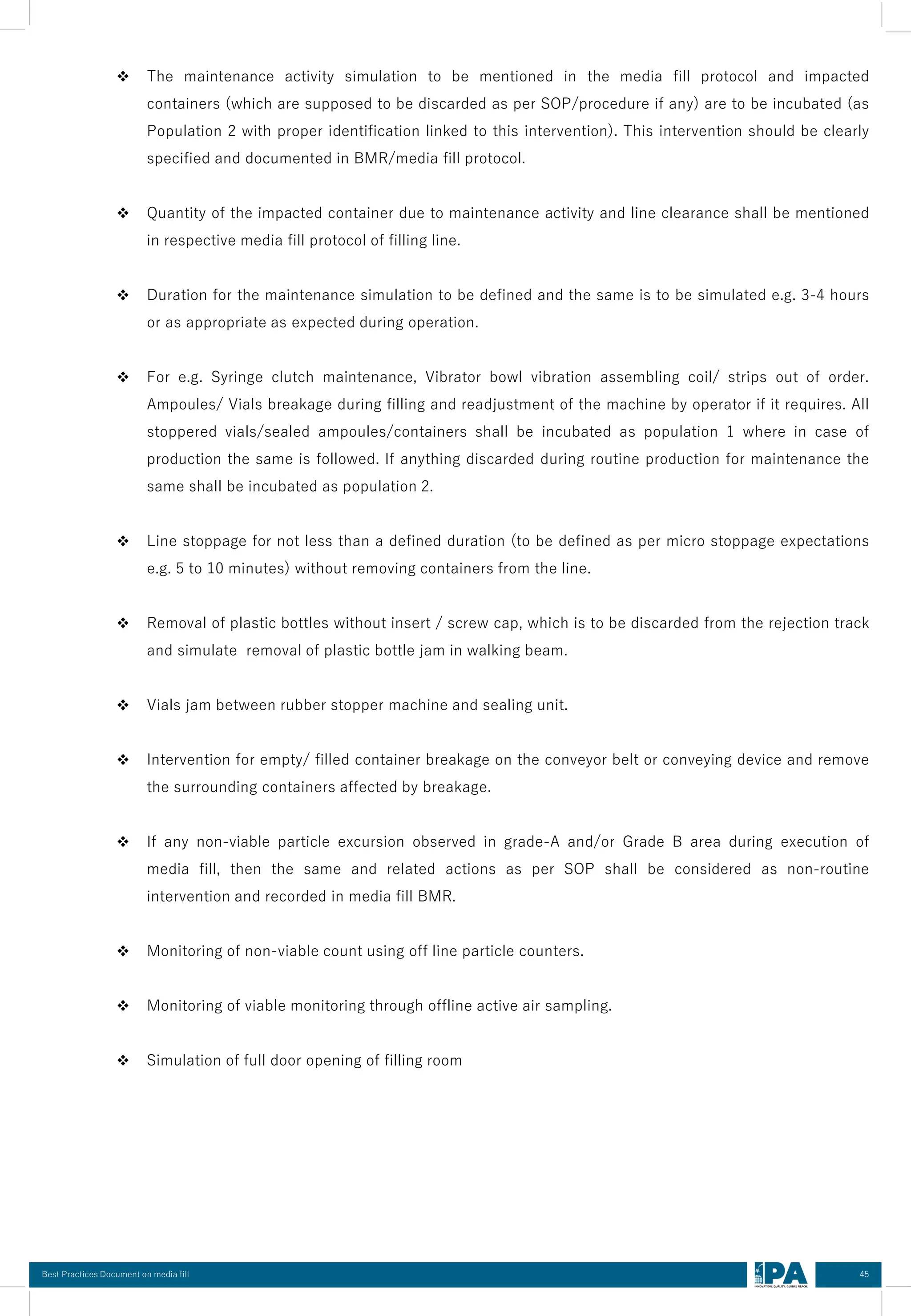 Best Practices on Media Fill | PDF