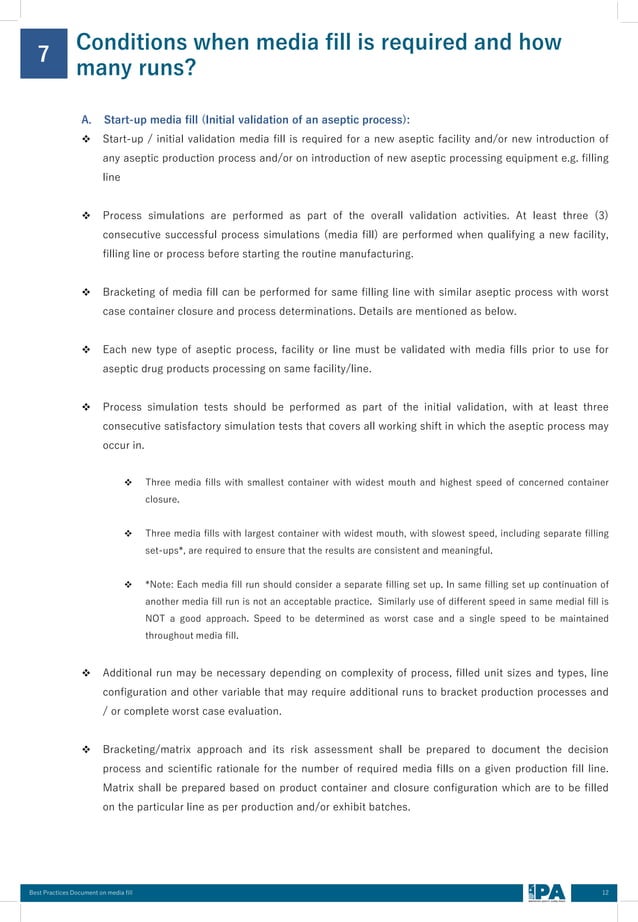 Best Practices on Media Fill | PDF