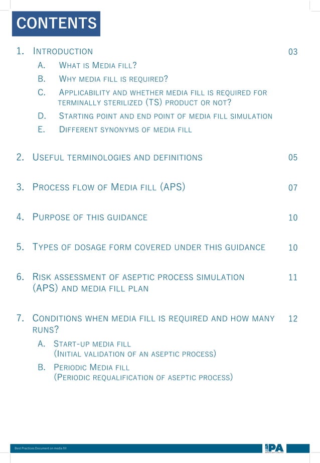 Best Practices on Media Fill | PDF