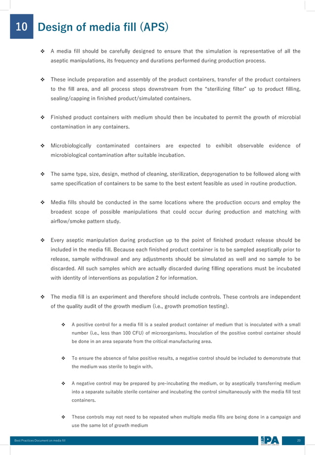 Best Practices on Media Fill | PDF