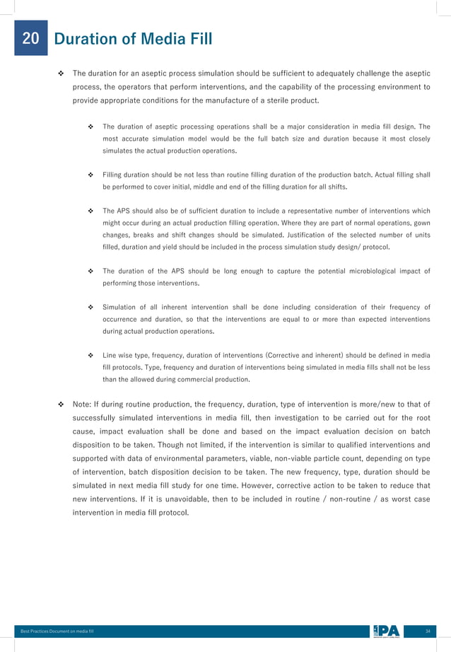 Best Practices on Media Fill | PDF