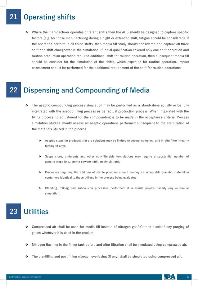 Best Practices on Media Fill | PDF