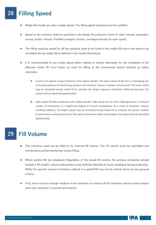 Best Practices on Media Fill | PDF