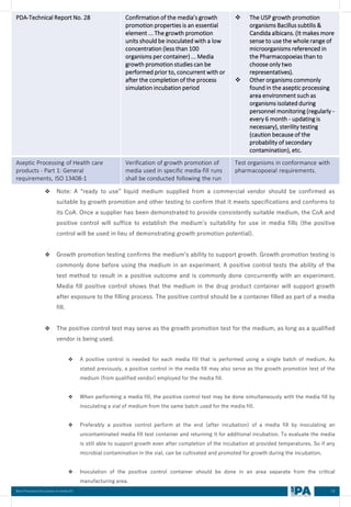 Best Practices on Media Fill | PDF