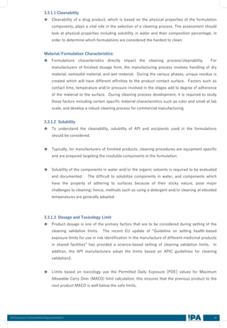 Cleaning Methodology and Validation | PDF