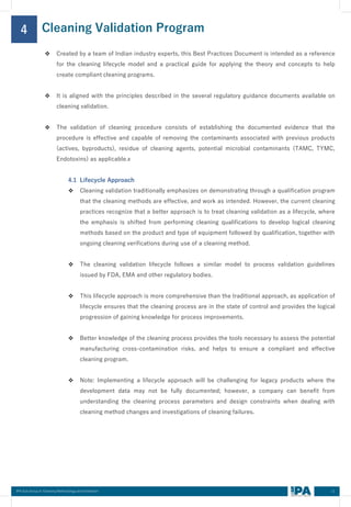 Cleaning Methodology and Validation | PDF