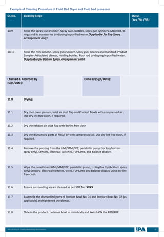Cleaning Methodology and Validation | PDF