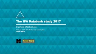 IPA Databank study 2017 | PPT