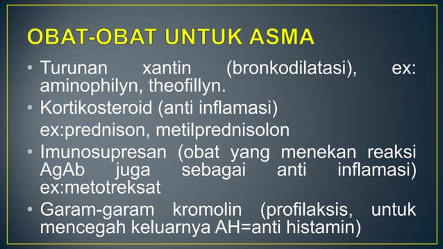 Penyakit pernafasan (Asma) | PPTX