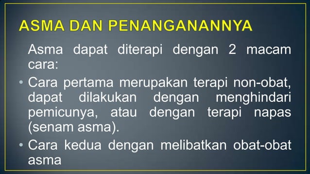 Penyakit pernafasan (Asma) | PPTX