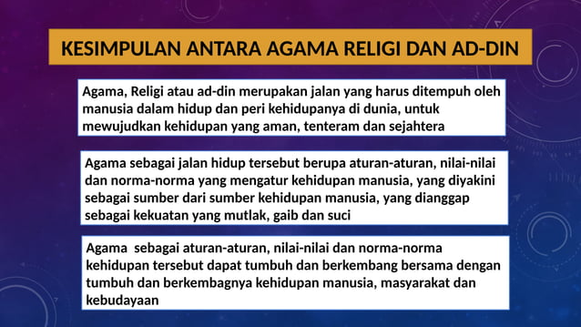 Pengertian Agama, Religi dan Ad-din.pptx