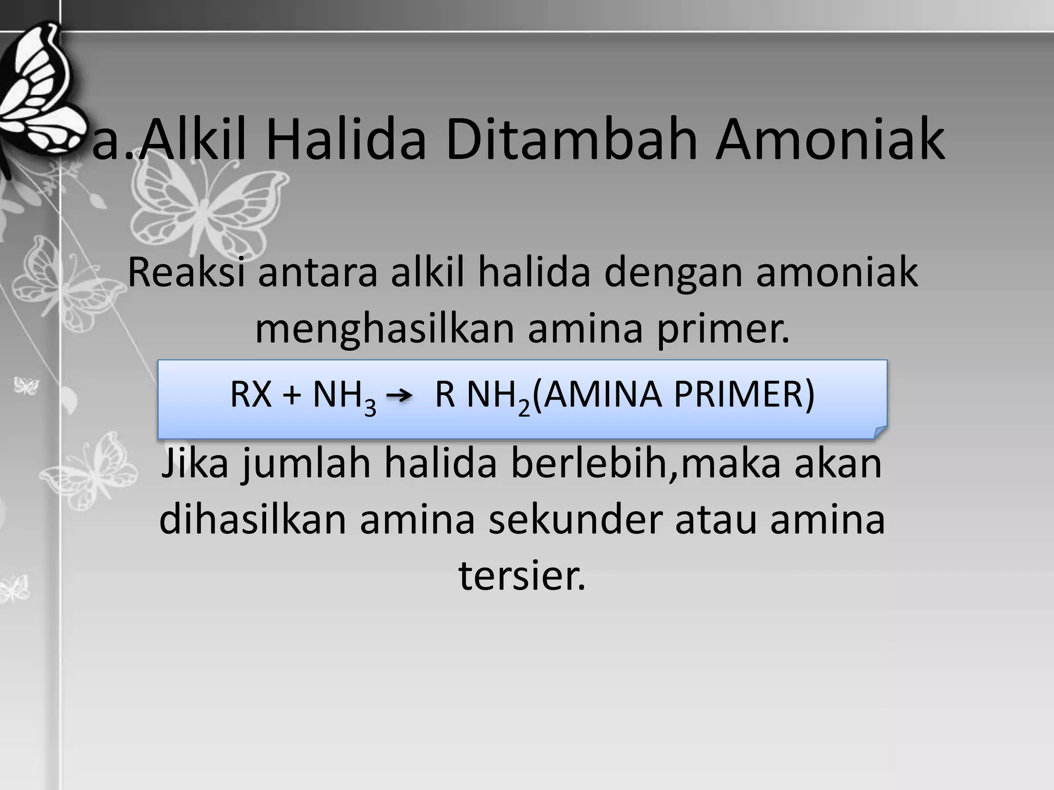 Gugus Hidrokarbon tentang Amina | PPTX
