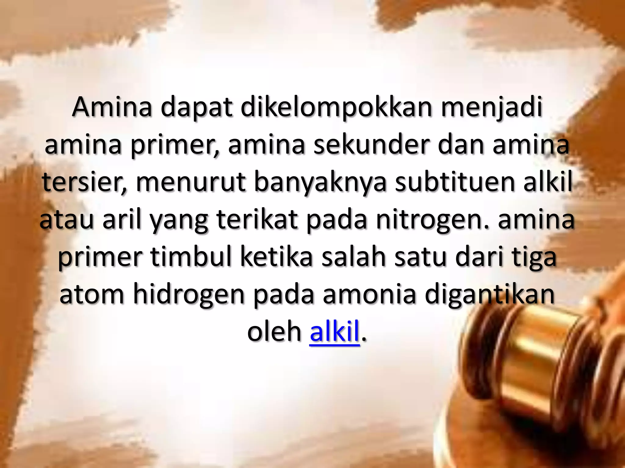 Gugus Hidrokarbon tentang Amina | PPTX