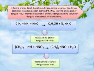 Gugus Hidrokarbon tentang Amina | PPT