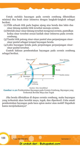 Ipa8 kd12-sifat cahaya dan proses pembentukan bayangan | PDF