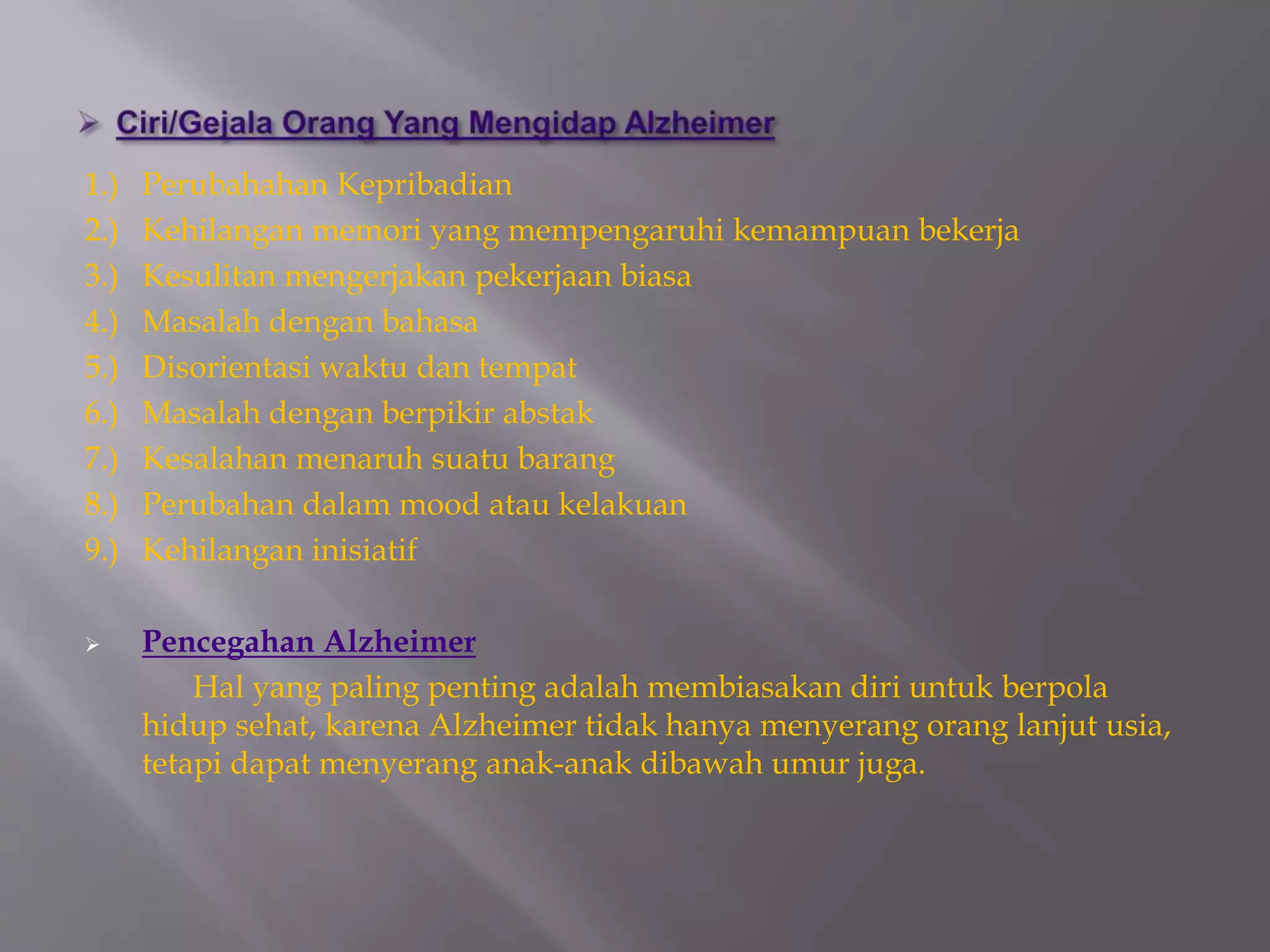 Penyakit pada syaraf | PPTX