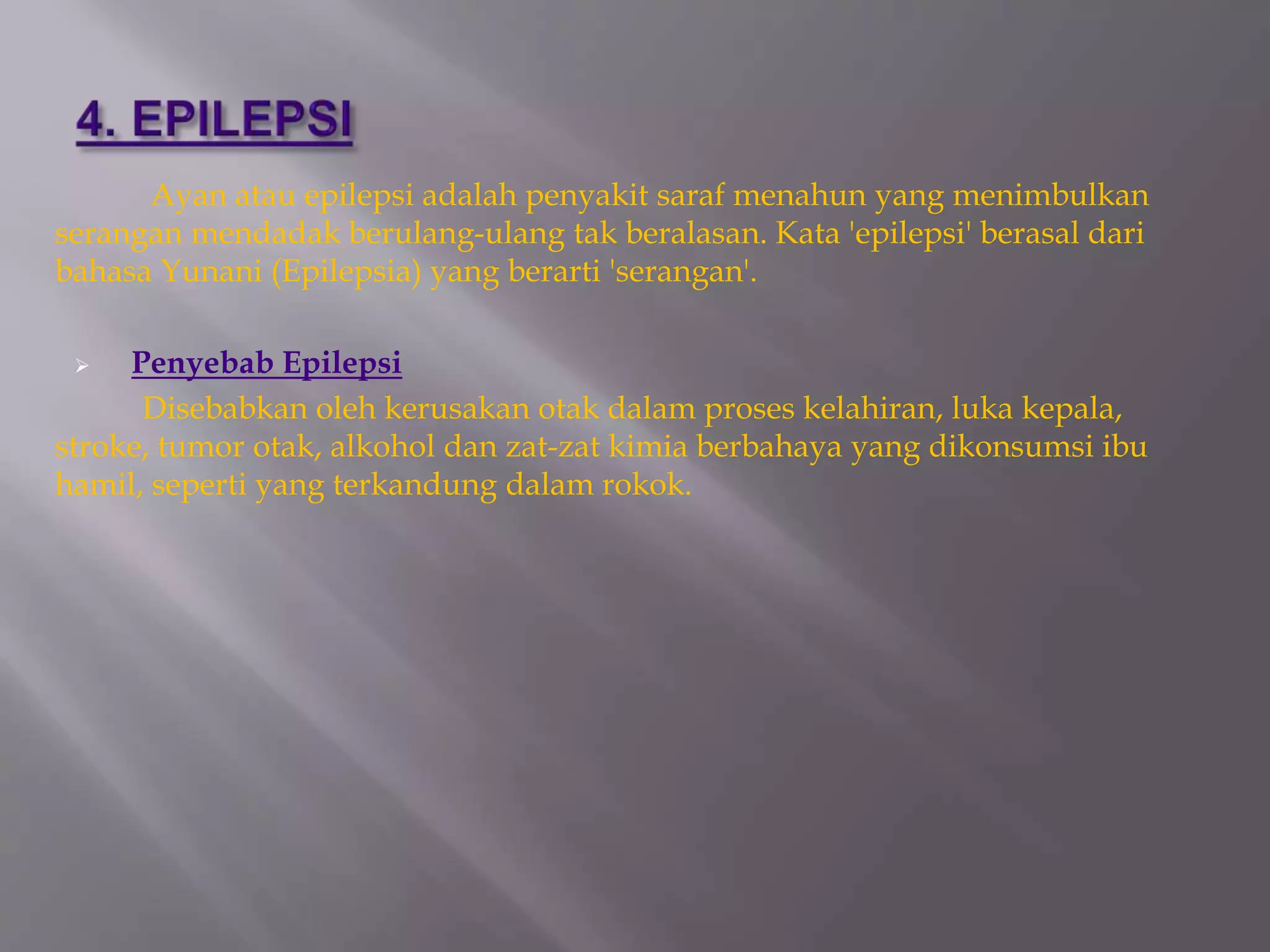Penyakit pada syaraf | PPTX