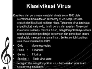 Biologi - Virus kelas X SMA sem.1 | PPTX