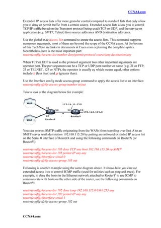 Ip Access Lists | PDF