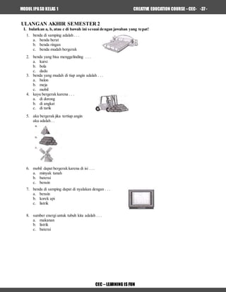 CONTOH MODUL CEC IPA 1 SD | PDF