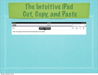 iPad 101 Presentation
