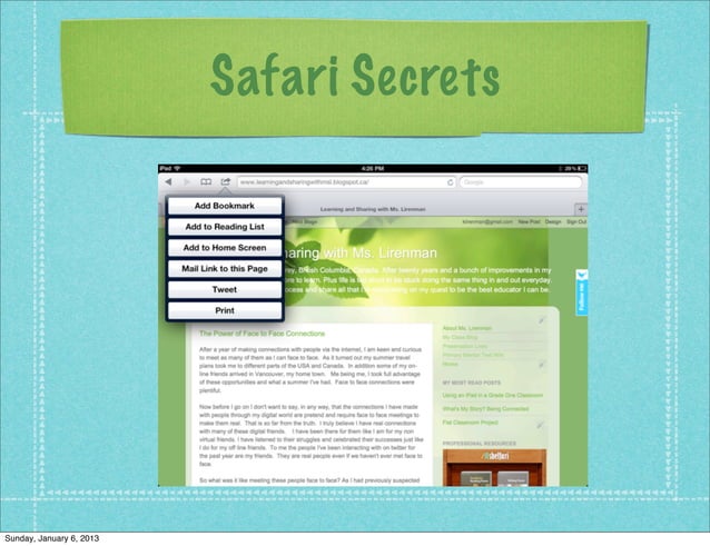 iPad 101 Presentation