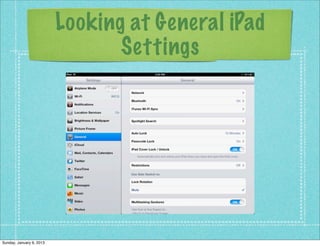 iPad 101 Presentation
