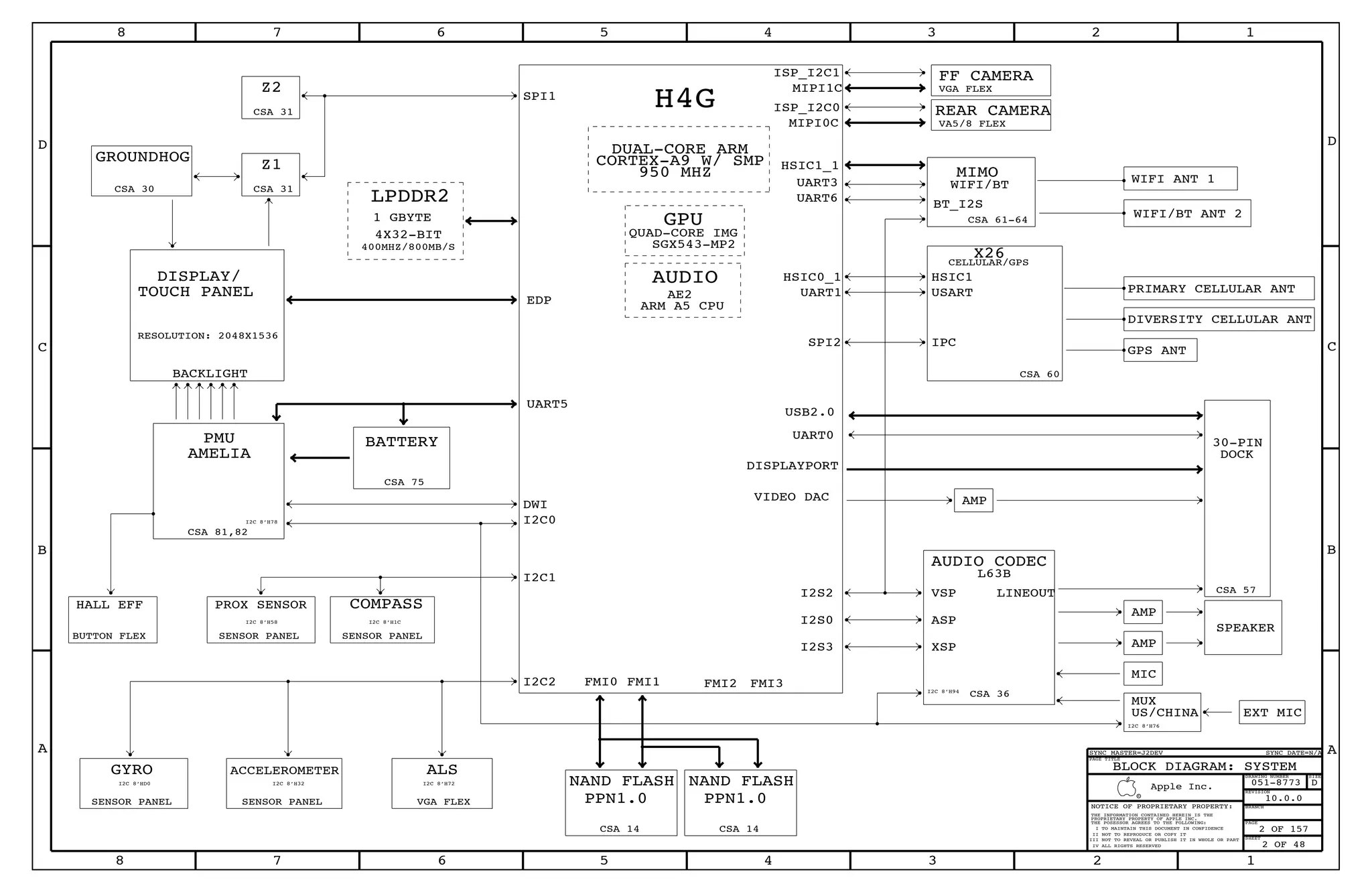 ipad 3 full Schematic Diagram | PDF