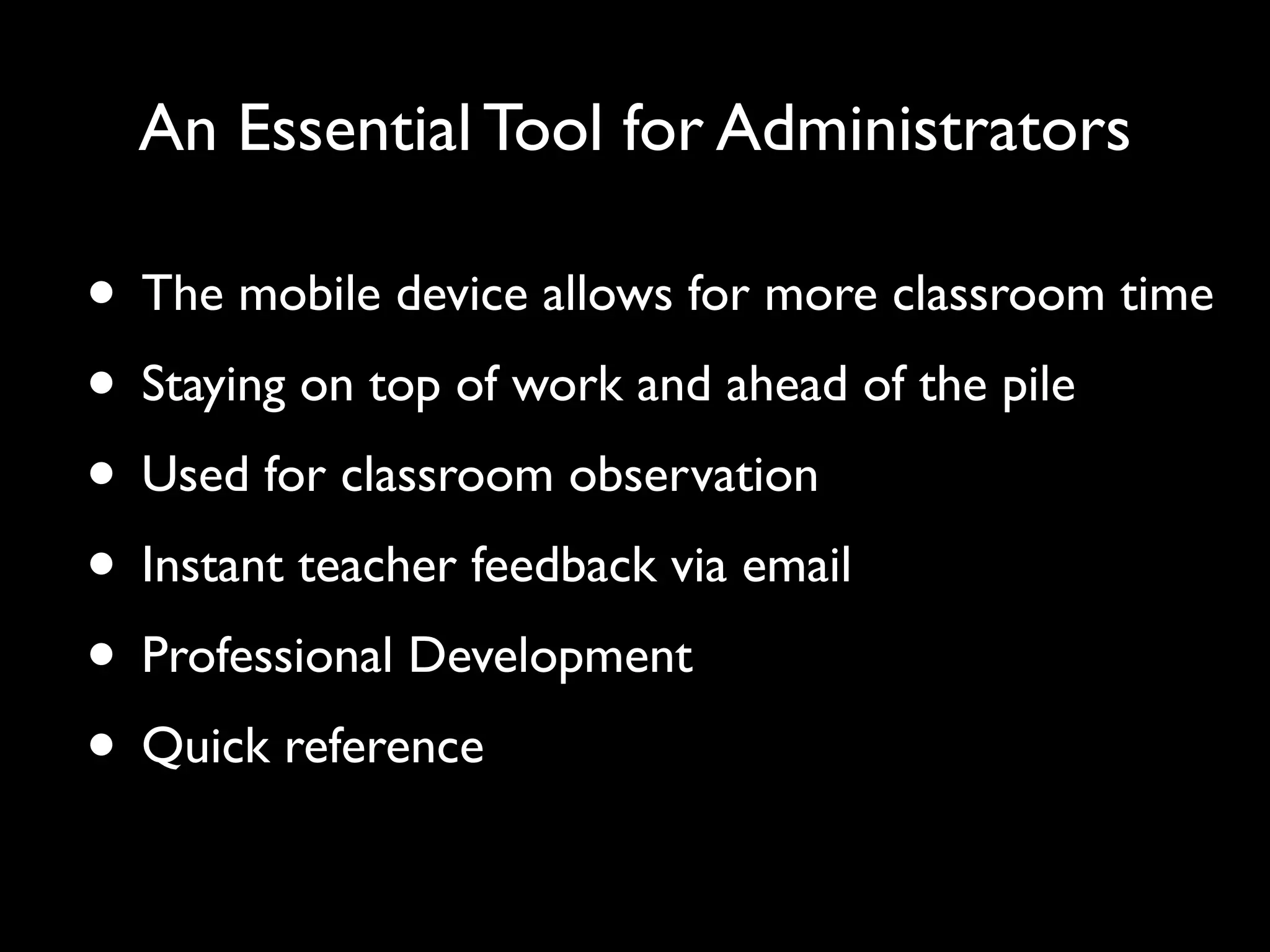 iPad for Administrators
