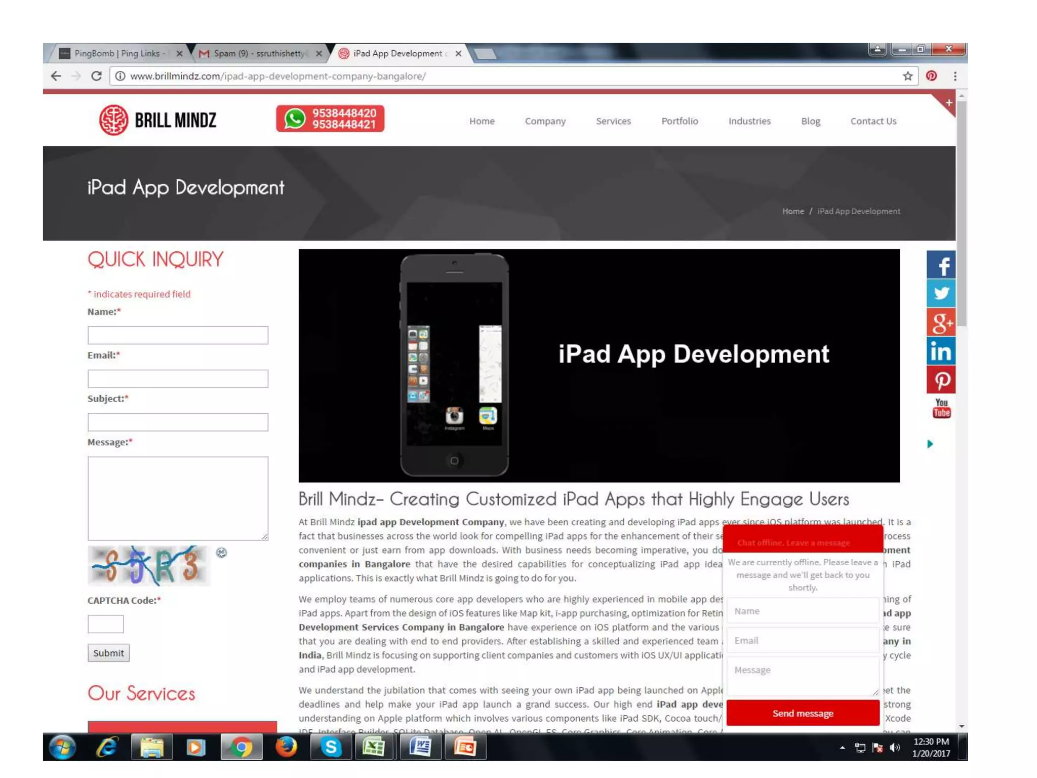 iPad Application Development In Bangalore | PPT
