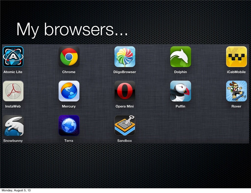 iPad Browsers: Going Beyond Safari
